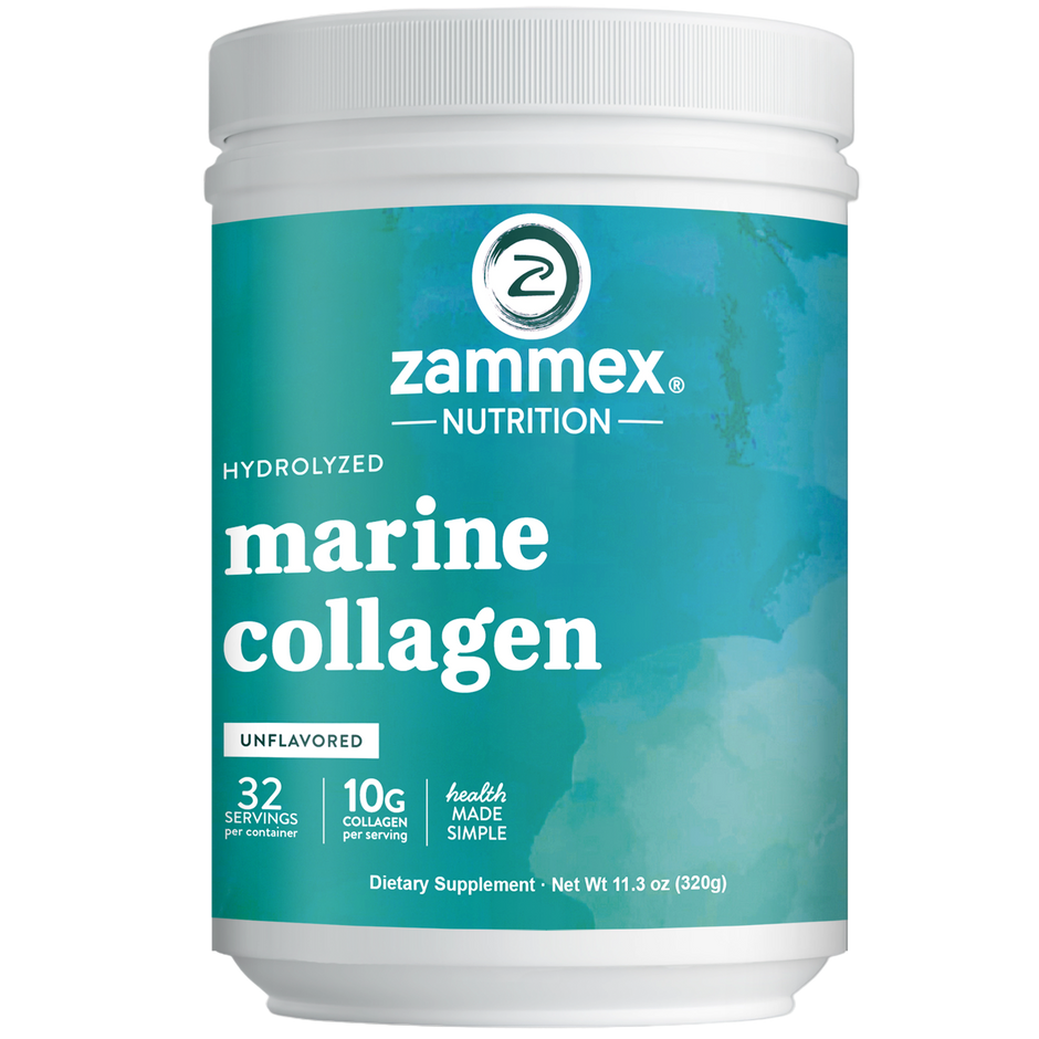 Collagen Peptides Protein Powder by Zammex | Buy Pure Collagen Powder ...